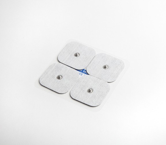 2" x 2" - Square Single Snap Cloth Electrode