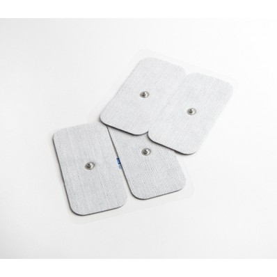 2" x 4" - Rectangle Dual Snap Cloth Electrode - Cloth Electrodes ...
